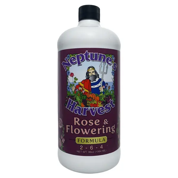 Neptune's Harvest RF136 Rose & Flowering Formula Fertilizer 2-6-4 NPK ...
