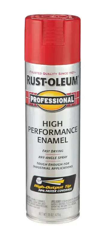 Rust-Oleum Professional Safety Red Spray Paint 15 Oz Pack Of 6 ...